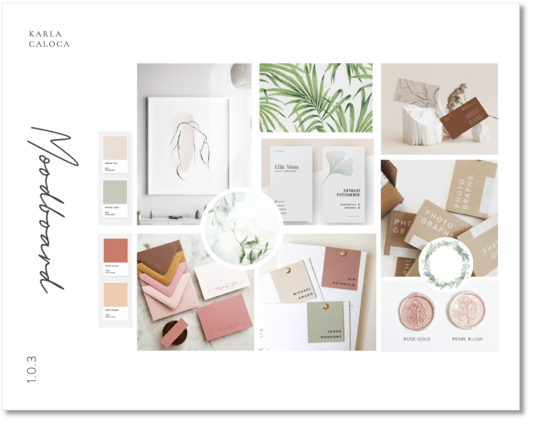 Que es y cómo hacer un moodboard de marca inspirador